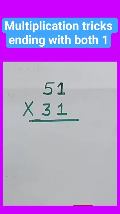 multiplication trick #maths #shortsfeed #viralmaths - YouTube