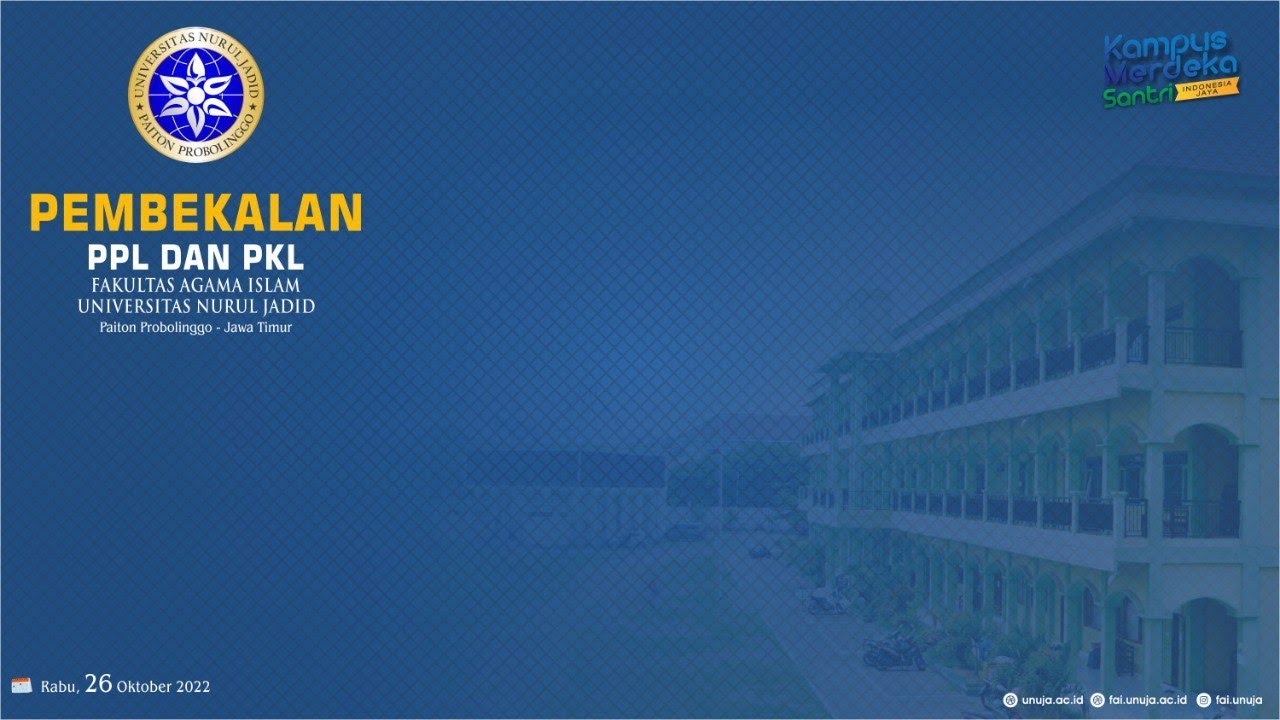 Pembekalan PPL & PKL 2022 || Fakultas Agama Islam - YouTube