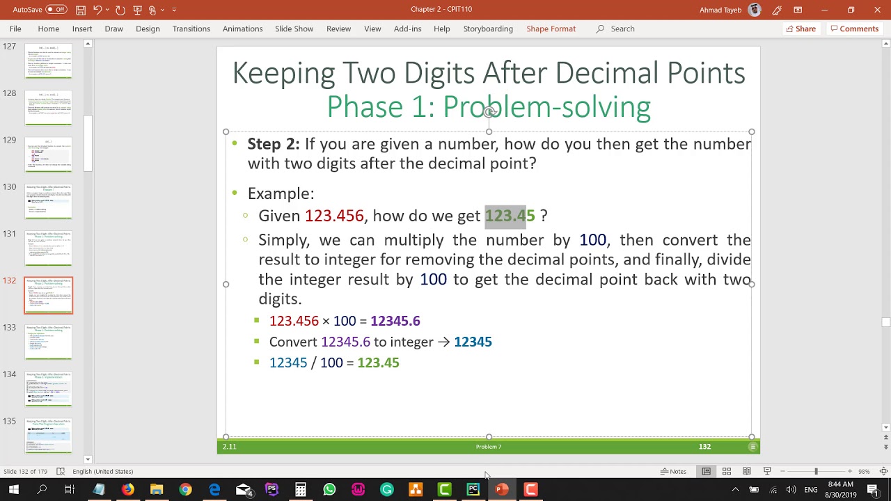 CPIT110 Chapter 2 (#27): 2.11 Type Conversions and Rounding - Part 2 of ...