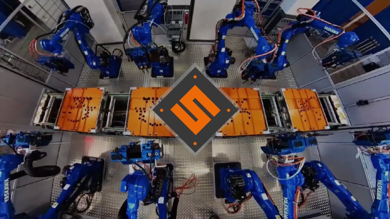 Door Panel Robotic Line | Ultrasonic Welding | Sonic Italia - YouTube