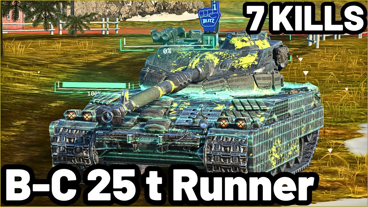 B-C 25 t Runner | 8.1K DAMAGE | 7 KILLS | WOT Blitz Pro Replays - YouTube