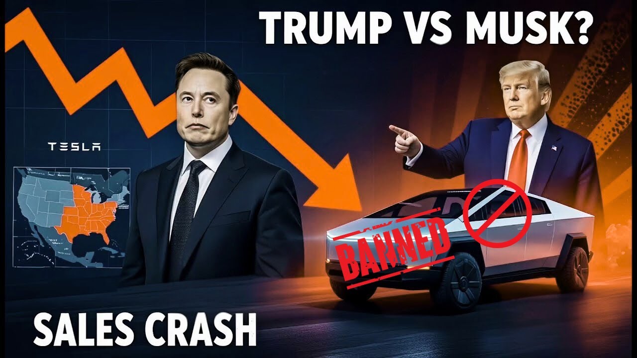 BREAKING: Tesla Sales Crash & Cybertruck Declared ILLEGAL in 5 States ...
