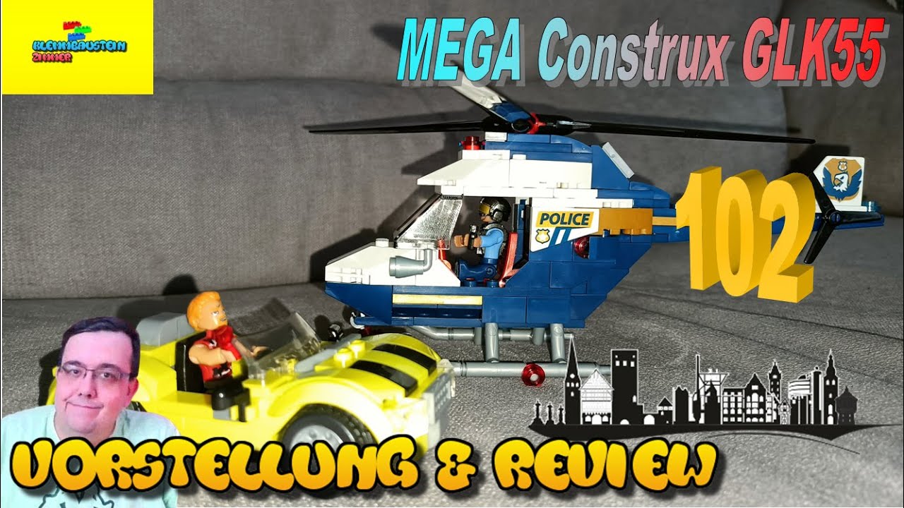 MEGA Construx GLK55 - Review - Hubschrauber & Sport Auto - Deutsch ...