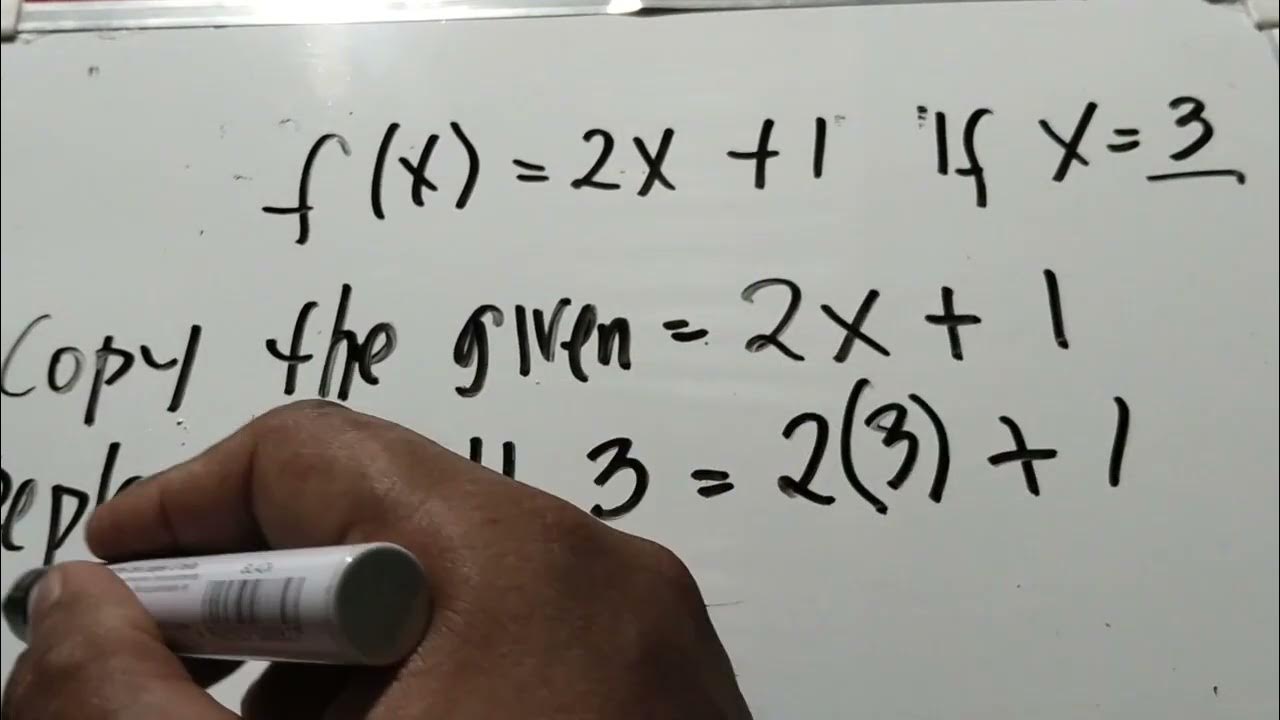 Lesson 2: Evaluating functions - YouTube