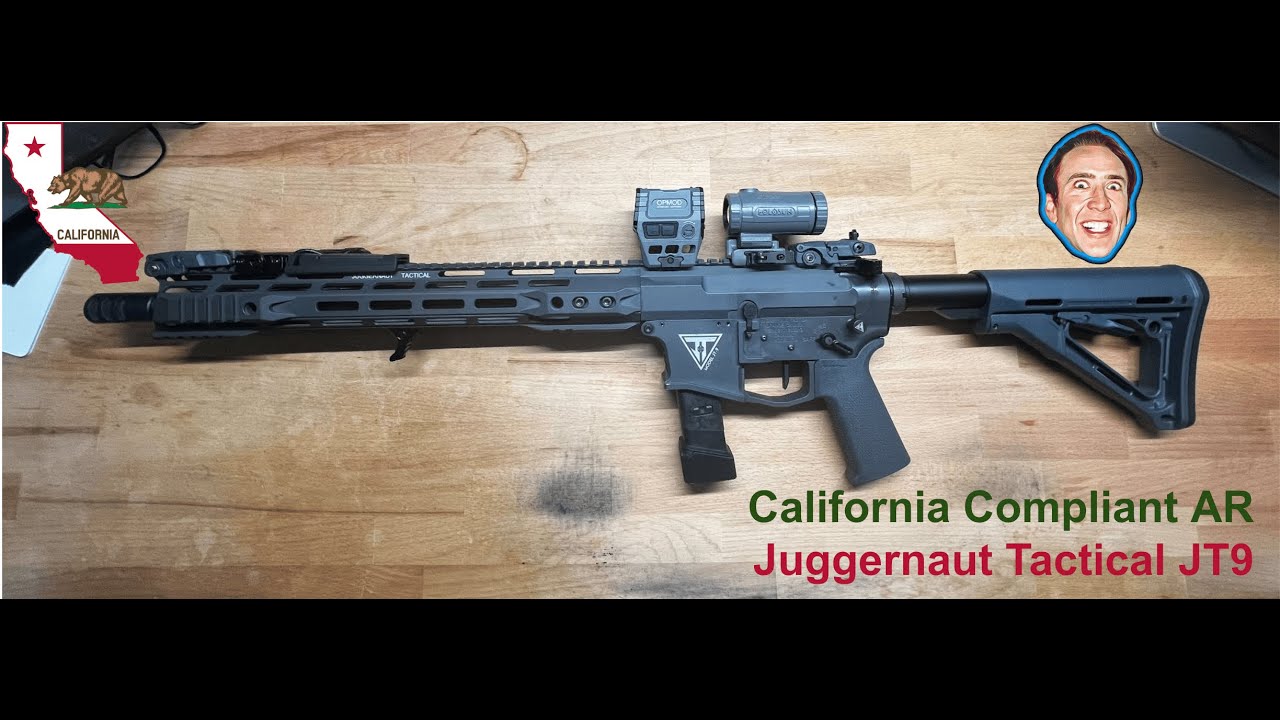 The Juggernaut Tactical JT9. California Compliant pistol caliber ...