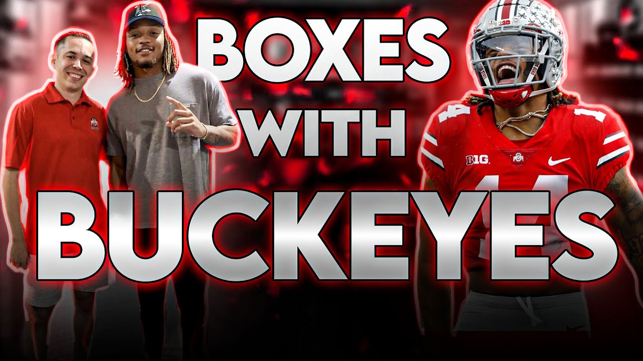 Opening a Unique Box of Cards with a Buckeye Football Player 🏈 - YouTube