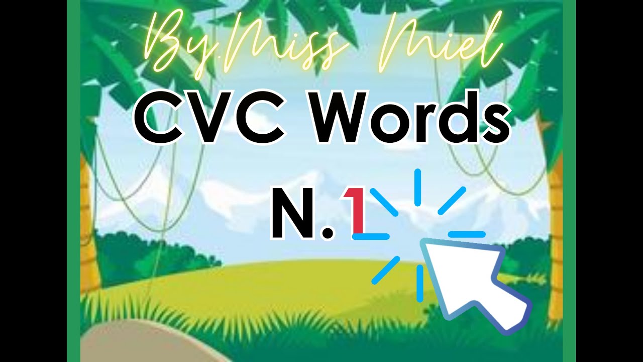 CVC Words N 1 - YouTube