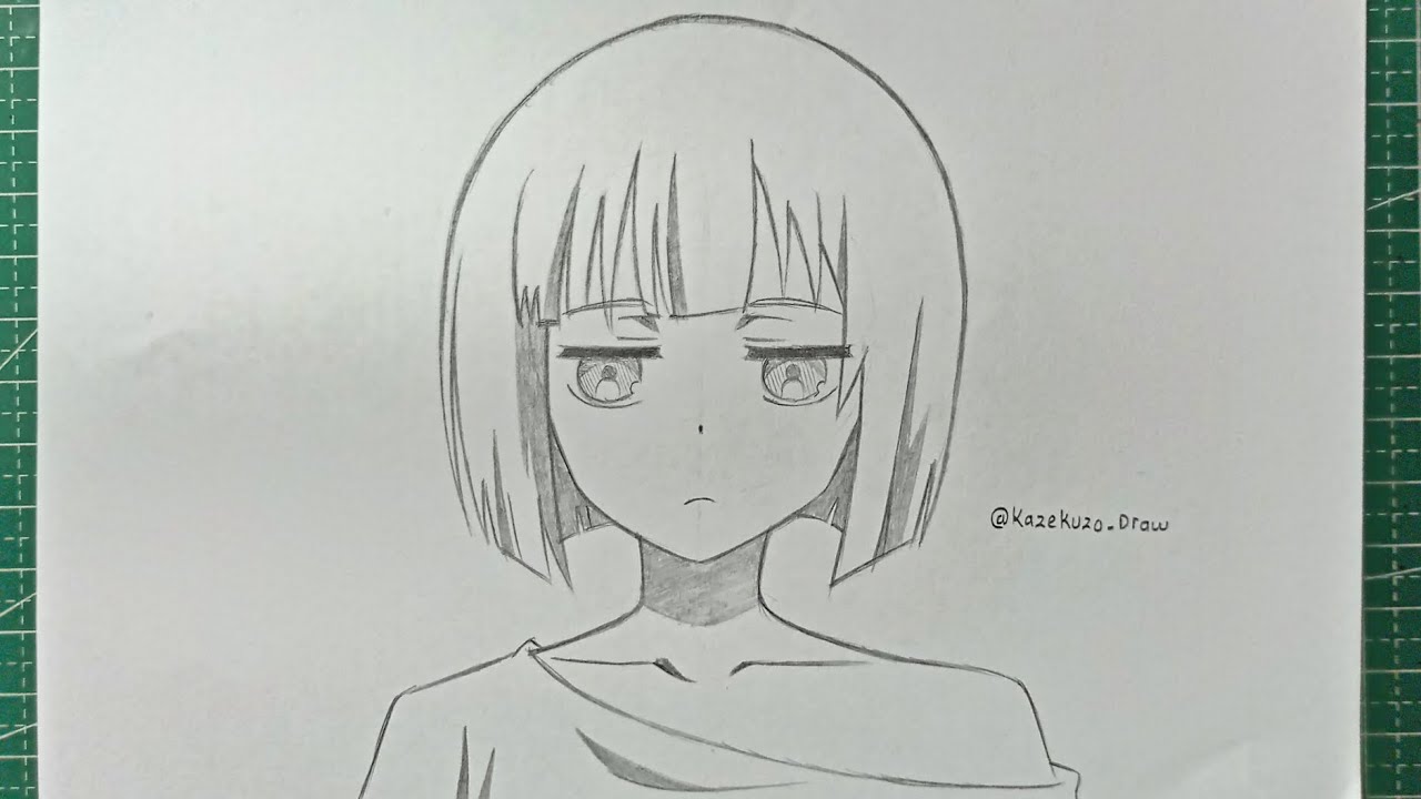 Drawing - Anime Girl(Shion) Easy Step-by-step | Yozakura Family | Anime ...