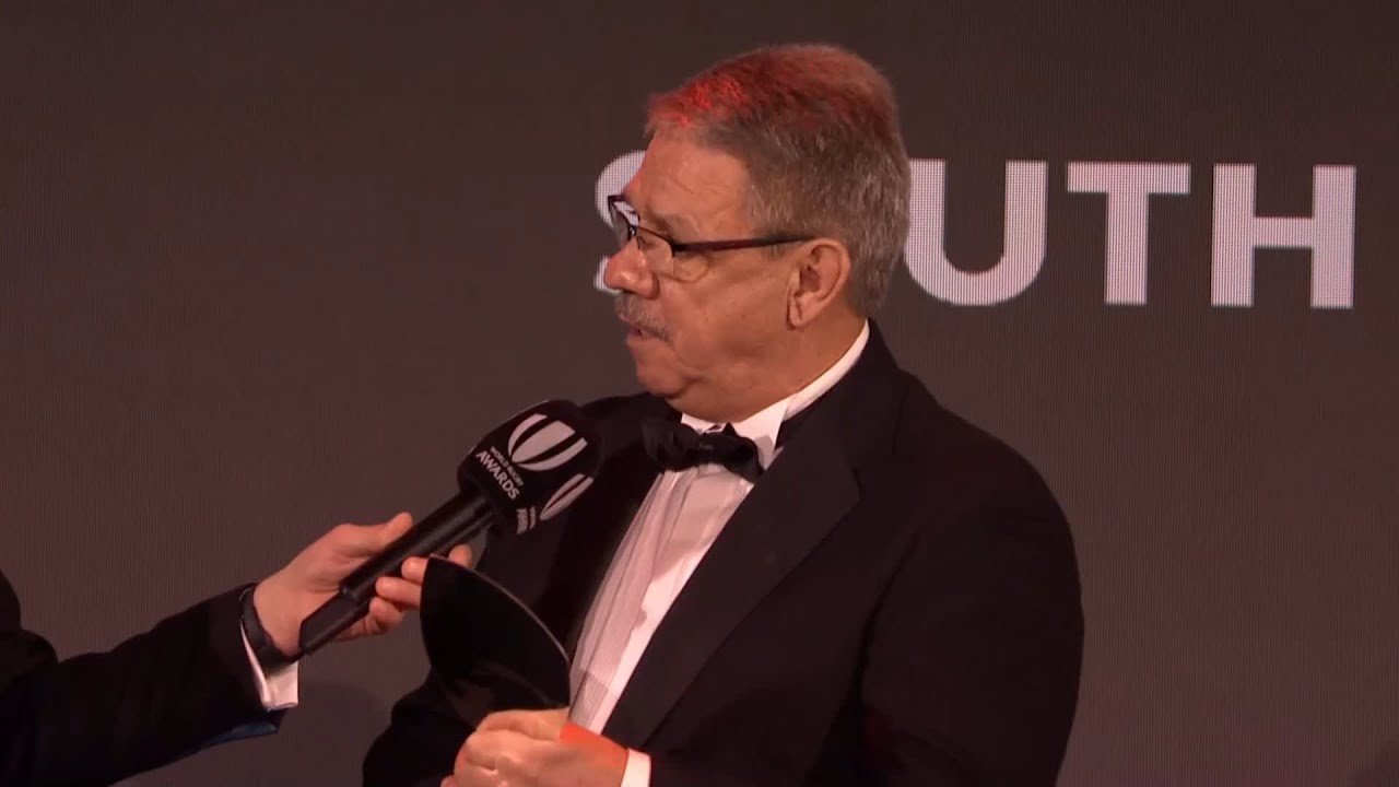 Tappe Henning given the World Rugby Referee Award! - YouTube