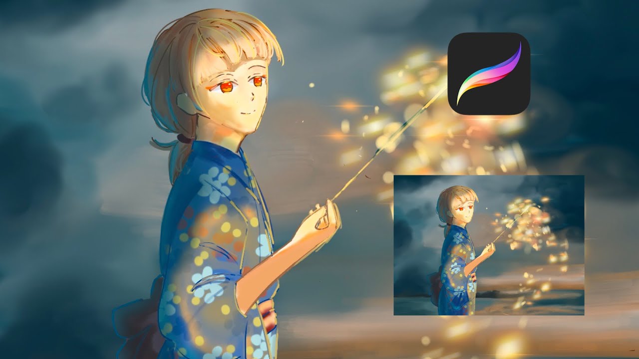 【Drawing process| Speedpaint | Procreate】Drawing Digital Art | anime ...