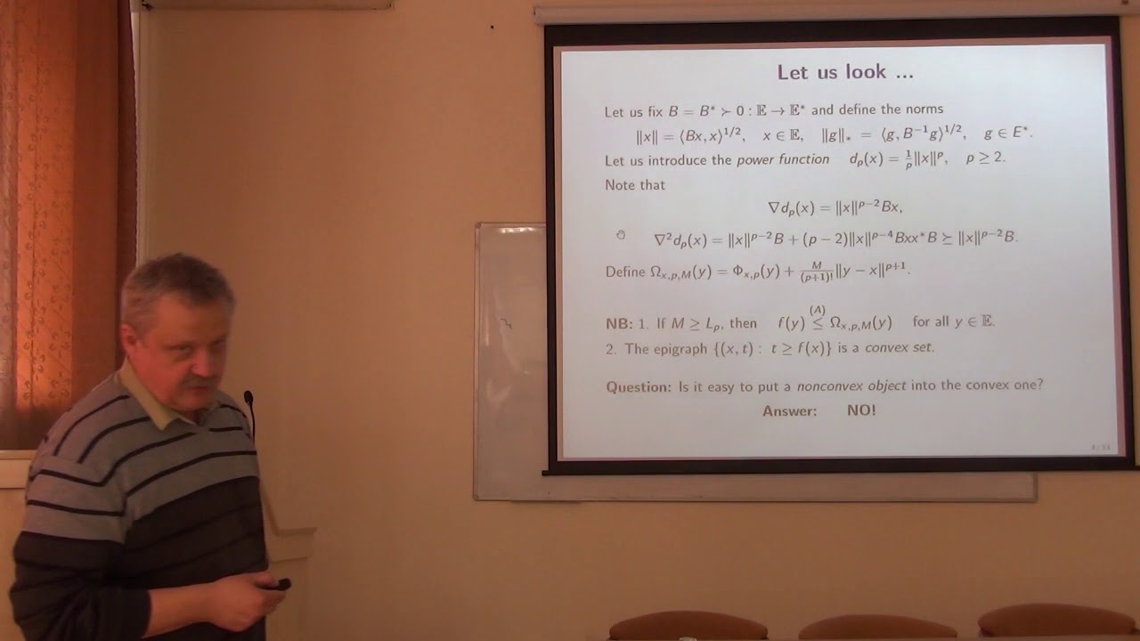 Yirii Nesterov Implementable Tensor Methods In Unconstrained Convex Optimization Youtube 4754