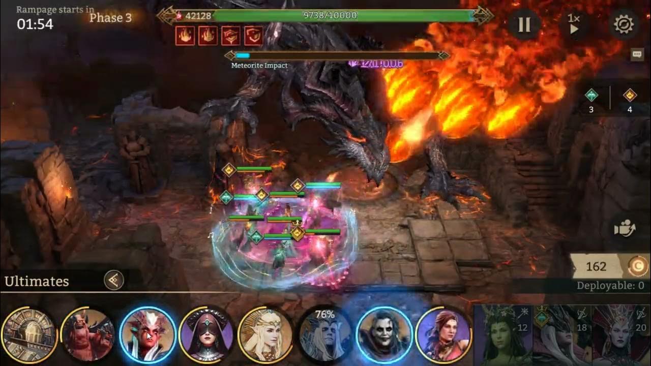 Watcher of Realms - 70k blood nightmare 4 guild boss - YouTube