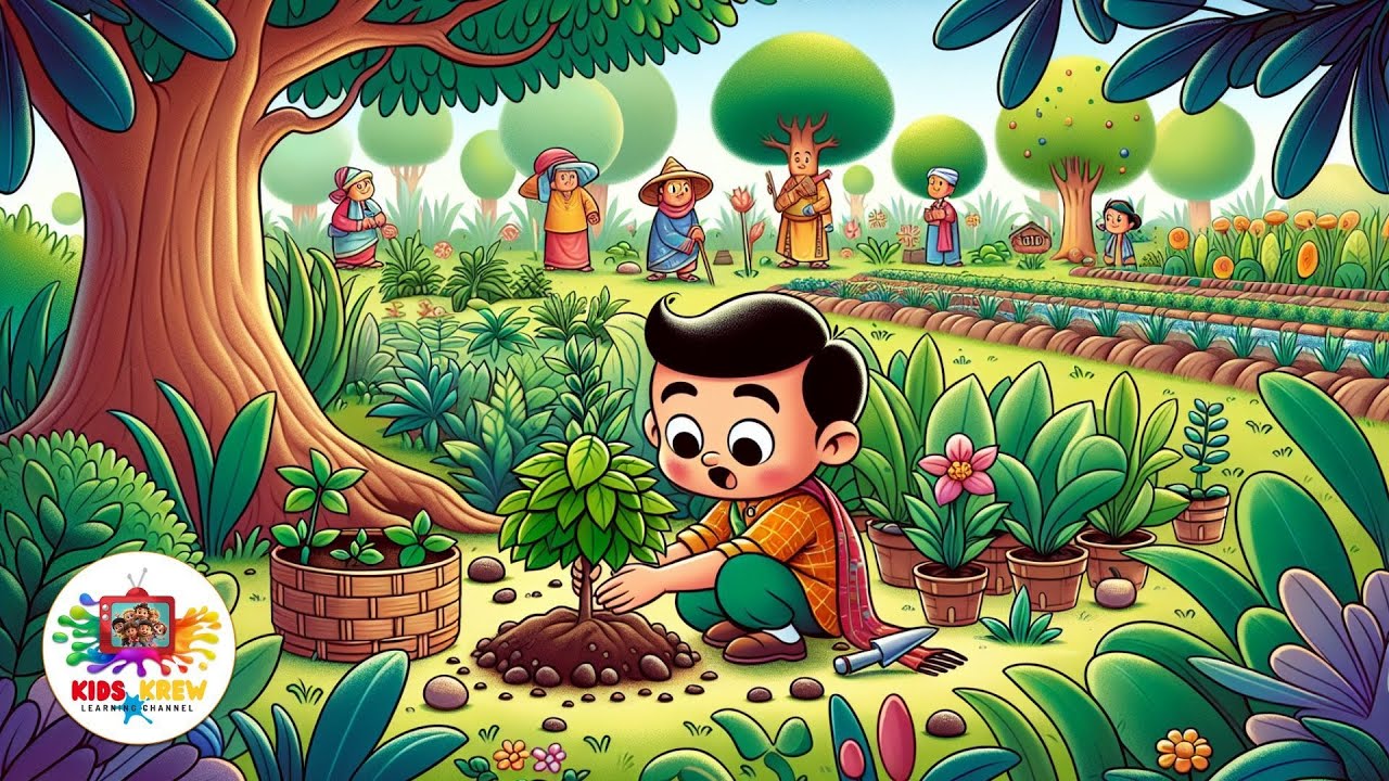 Lets Plant Garden | Gardening Song - In the Garden | Nursery Rhymes in ...