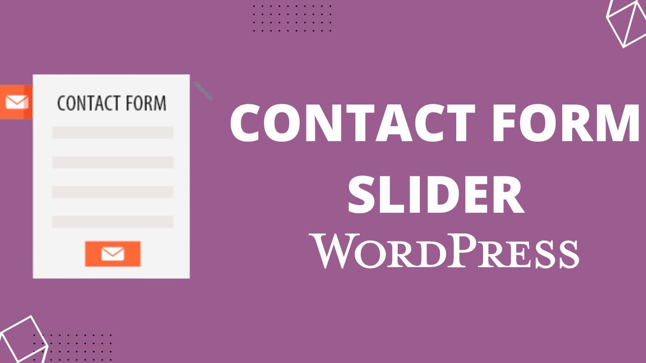 How to Add Contact Slider in WordPress | WP Contact Slider - YouTube