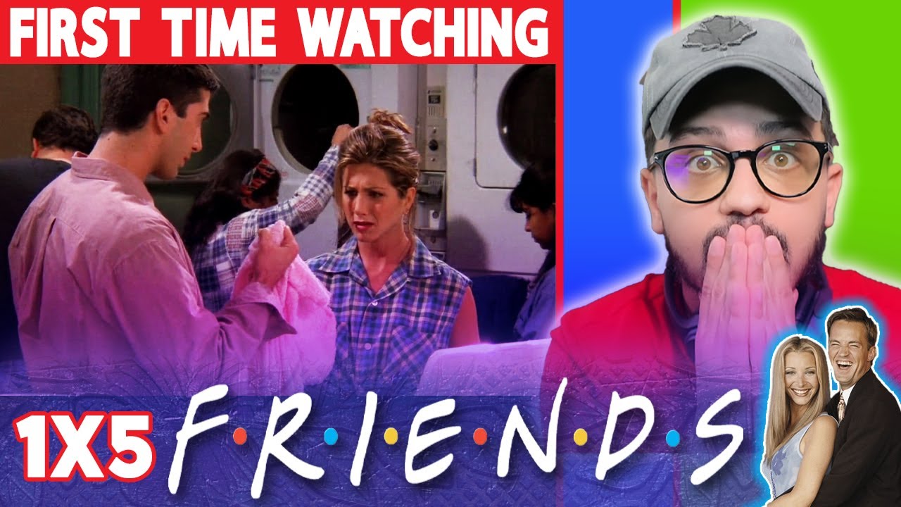 RACHEL AND ROSS KISS?! Friends-1x5 The One with the East German Laundry ...