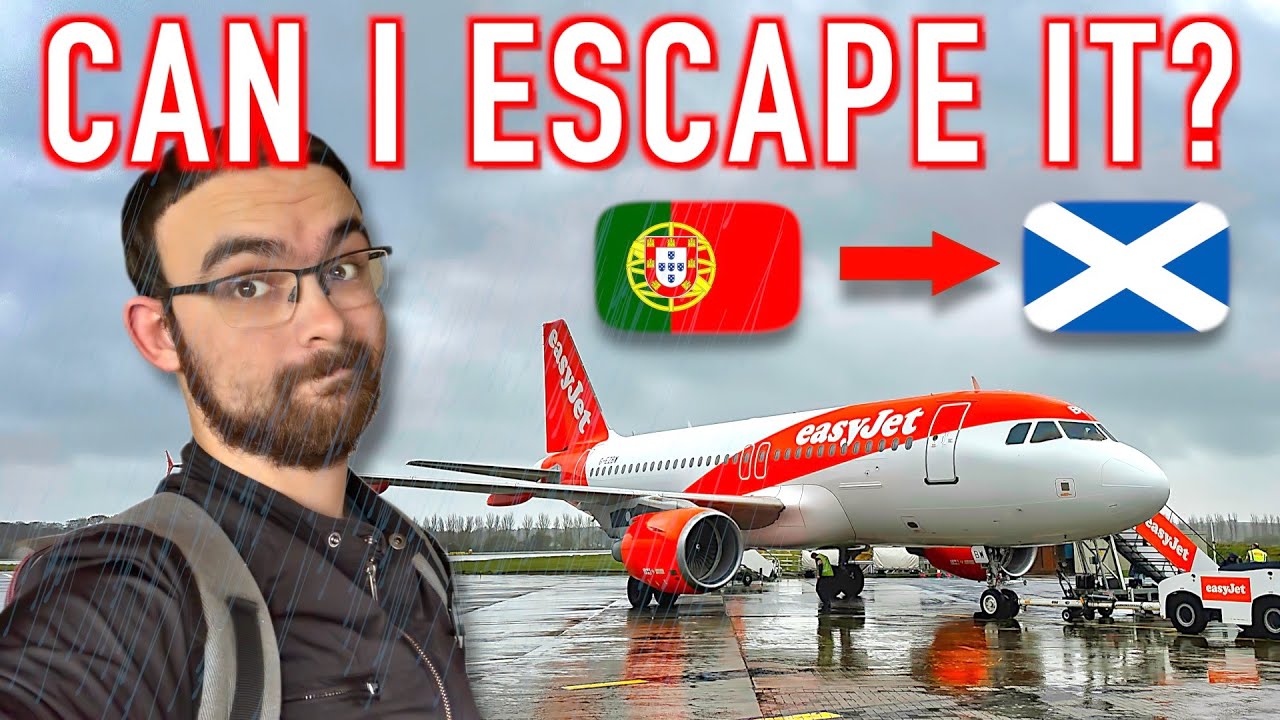 Flying EasyJet Across Europe in a Rain Storm - YouTube
