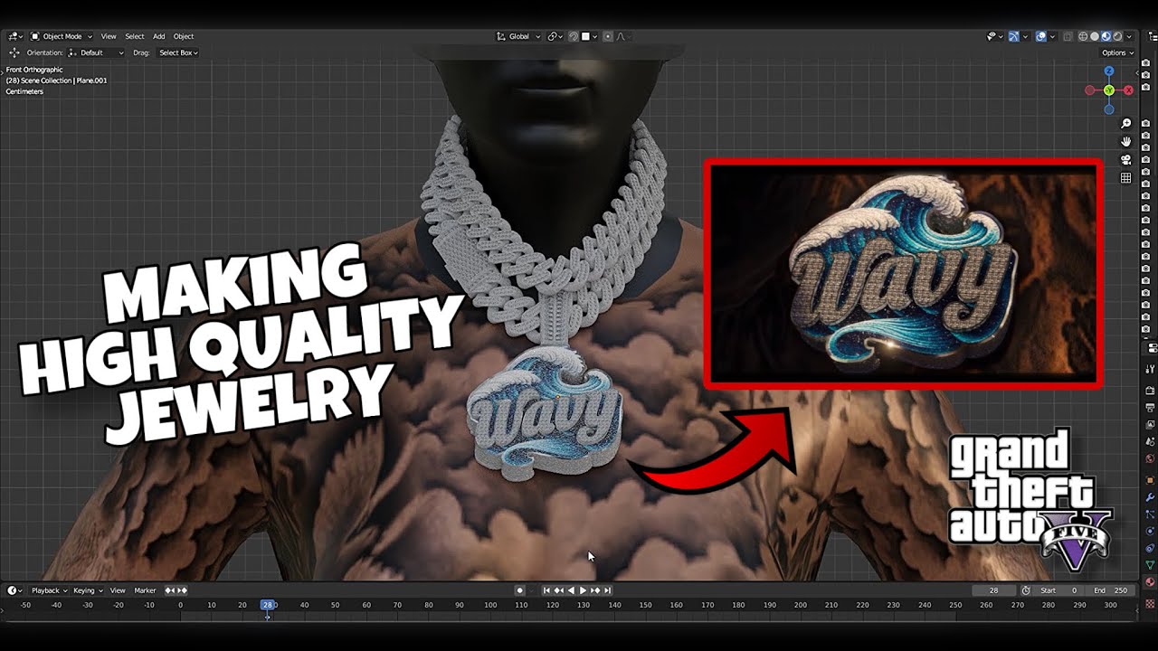 Making High Quality Jewelry In GTA 5 RP (FiveM) | Blender GTA 3D ...