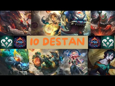 10 DESTAN DİLLERE DESTAN -  LEGENDARY KOMP #teamfighttactics  #tft #gprofgamers