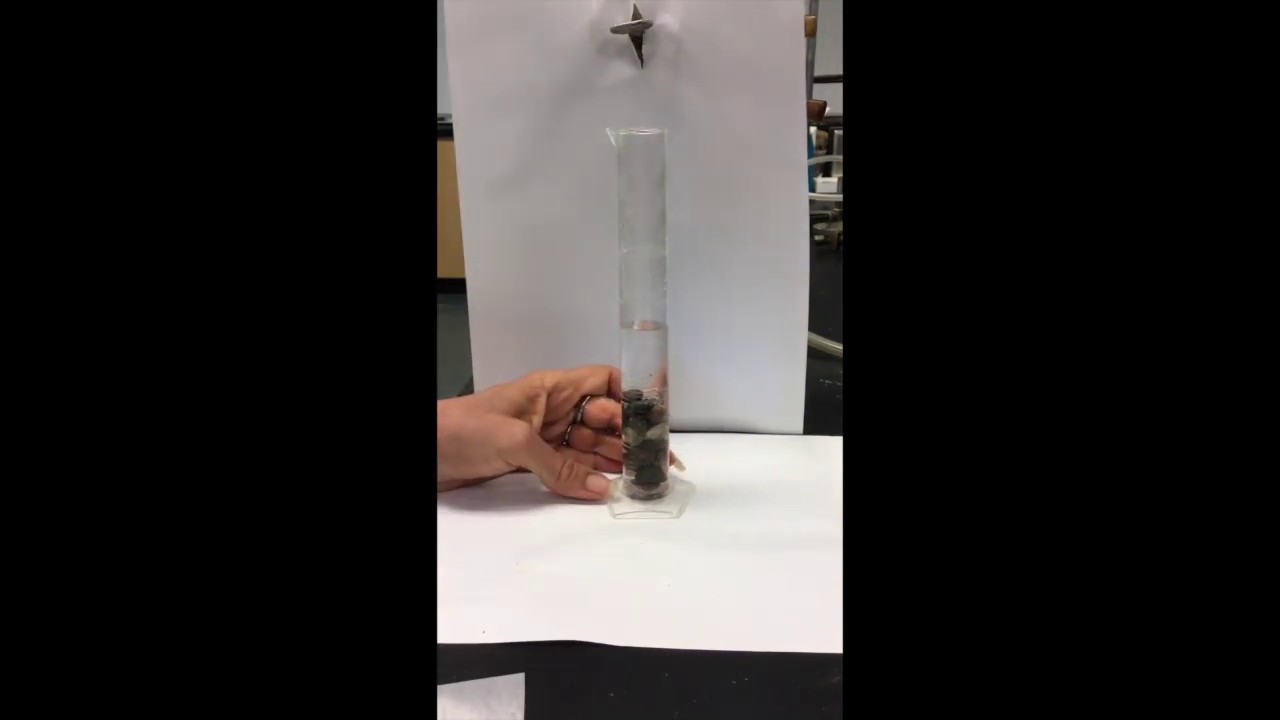 Density of Gravel by Water Displacement - YouTube