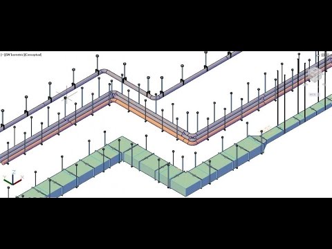 Revit hangers support for ducts and pipes - YouTube
