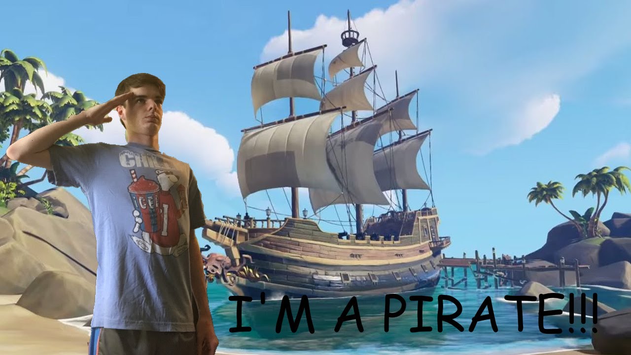 I'M A PIRATE CAPTAIN!!! Sea of Thieves #1 - YouTube