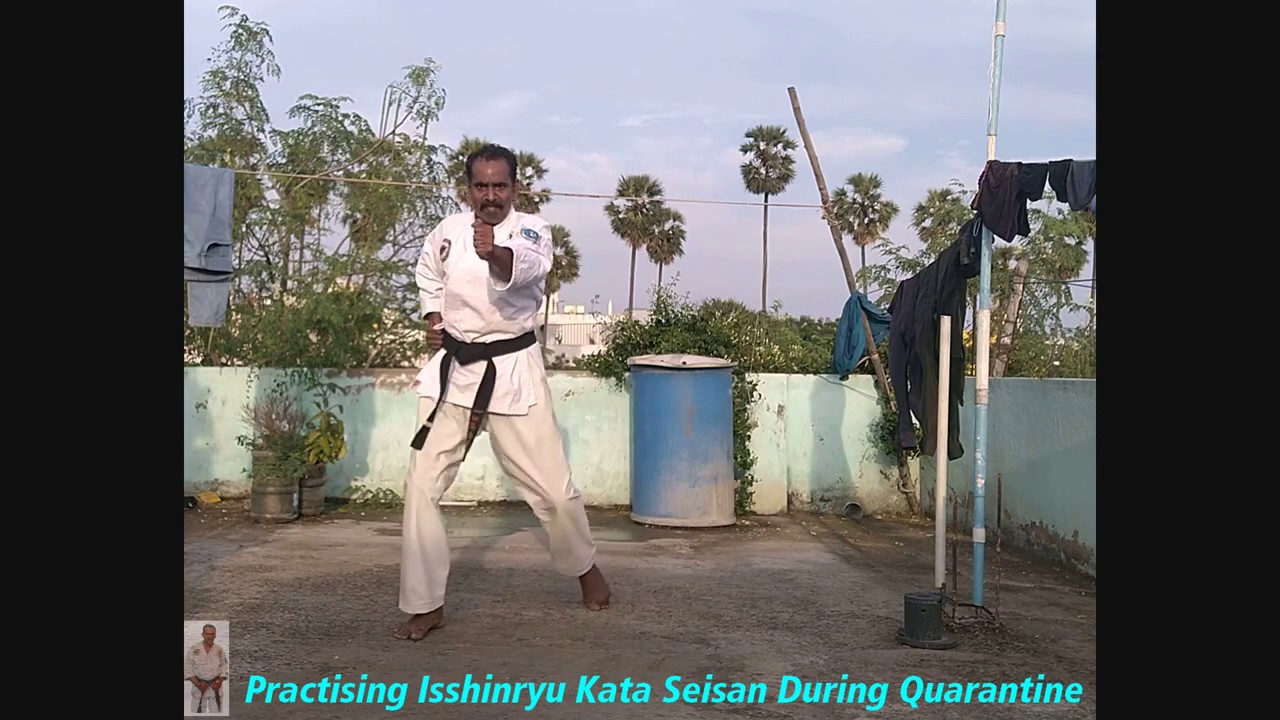 Isshinryu Kata Seisan During Qurantine Period - YouTube
