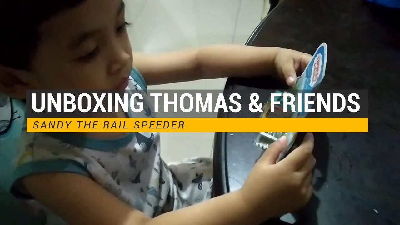 Unboxing Thomas & Friends - Sandy The Rail Speeder - YouTube