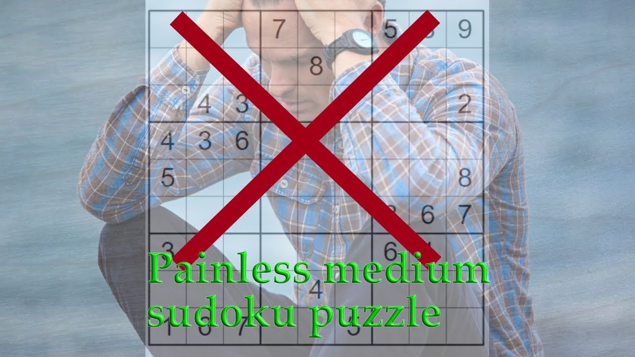 A smooth medium difficulty classical sudoku to hone your notation free ...