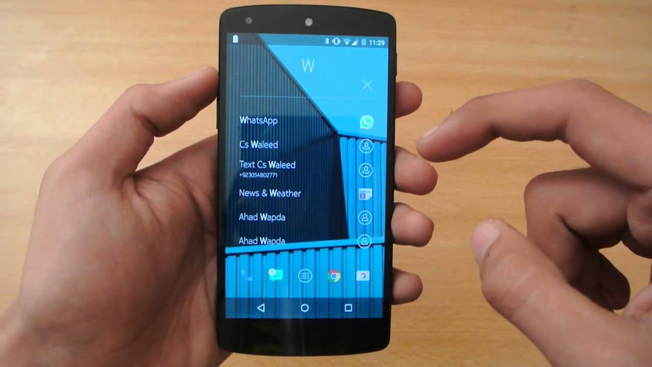 Nokia Z Launcher Review On Nexus 5 HD - YouTube