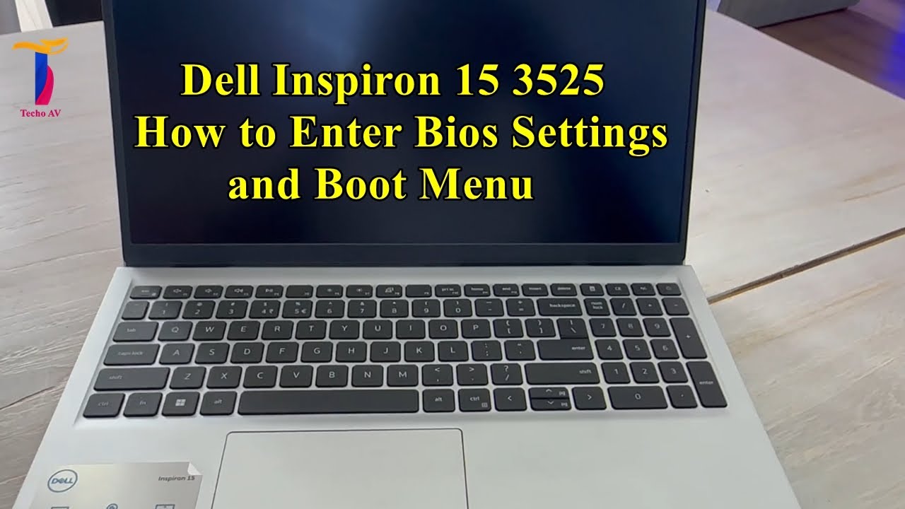 Dell Inspiron 15 3525 - How to Enter Bios Settings and Boot Menu - YouTube