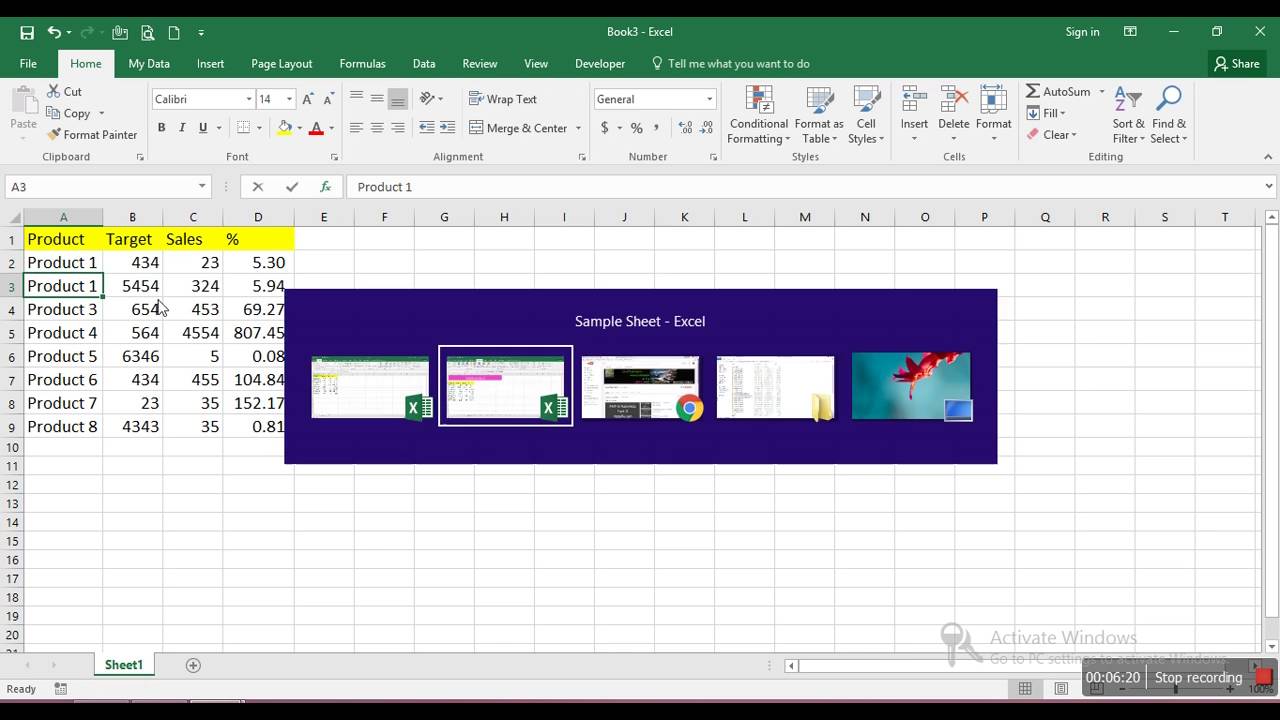 Excel Kannada Tutorial Youtube