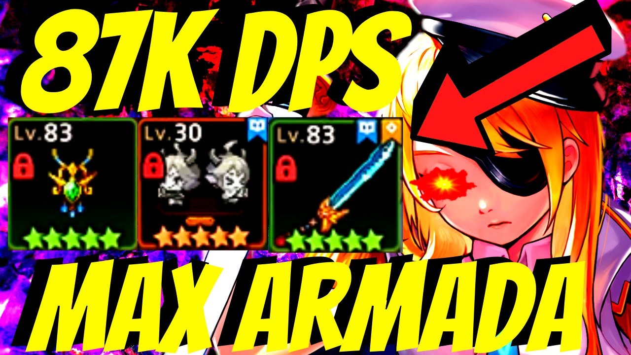 87K DPS MAX ARMADA ATTACKER BUILD MARINA DEBUT!! MARINA BEAST MODE ON ...