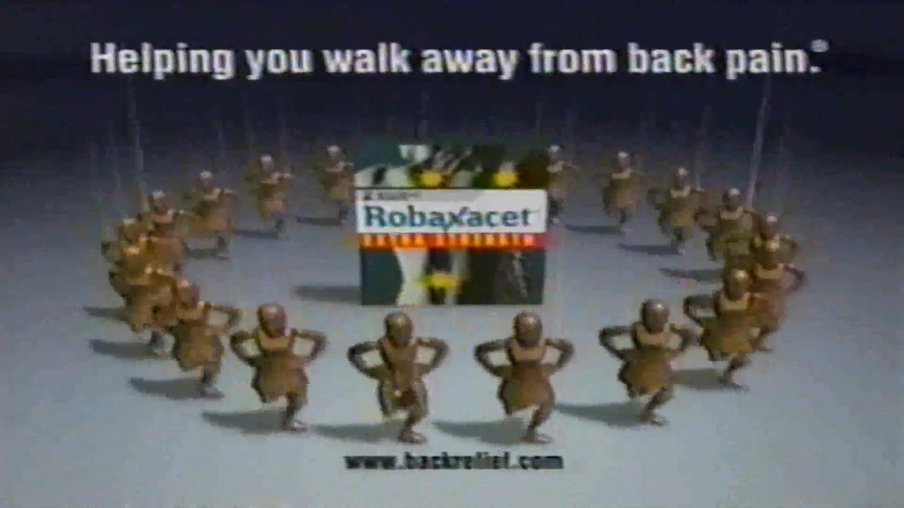 Robaxacet "Backache With Wolves" (2002) Ad Commercial - YouTube