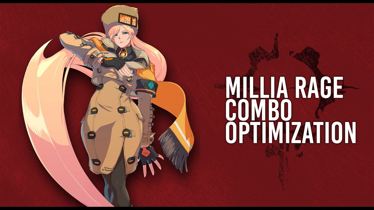 Guilty Gear Strive Millia combo optimization Beta - YouTube