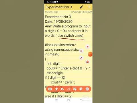 Input a digit and print it in words using switch case - YouTube