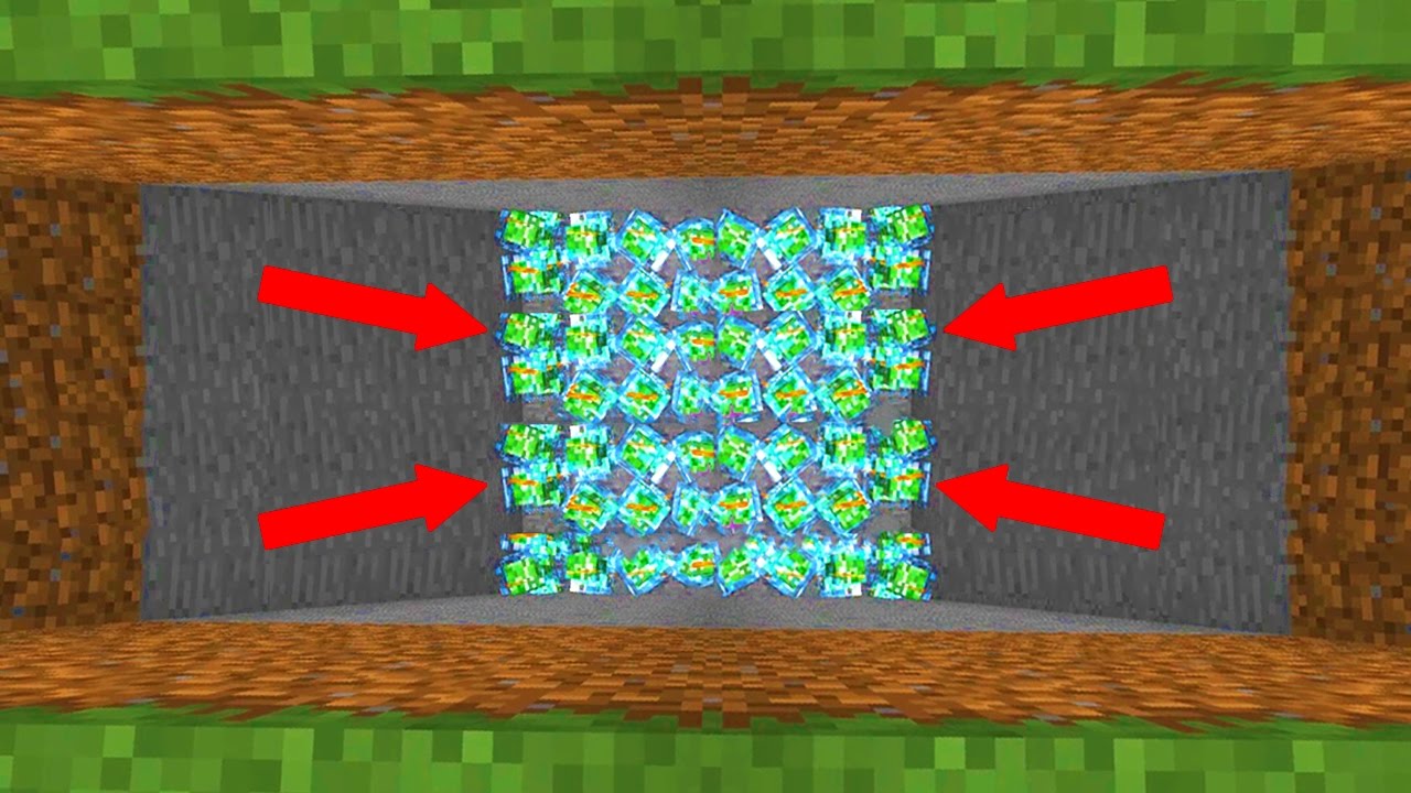 SUPERCHARGED CREEPER PIT MINECRAFT TROLL! - YouTube