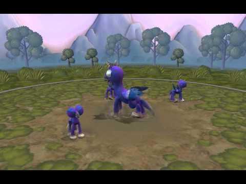 MLP:FiM style young alicorn in Spore - YouTube