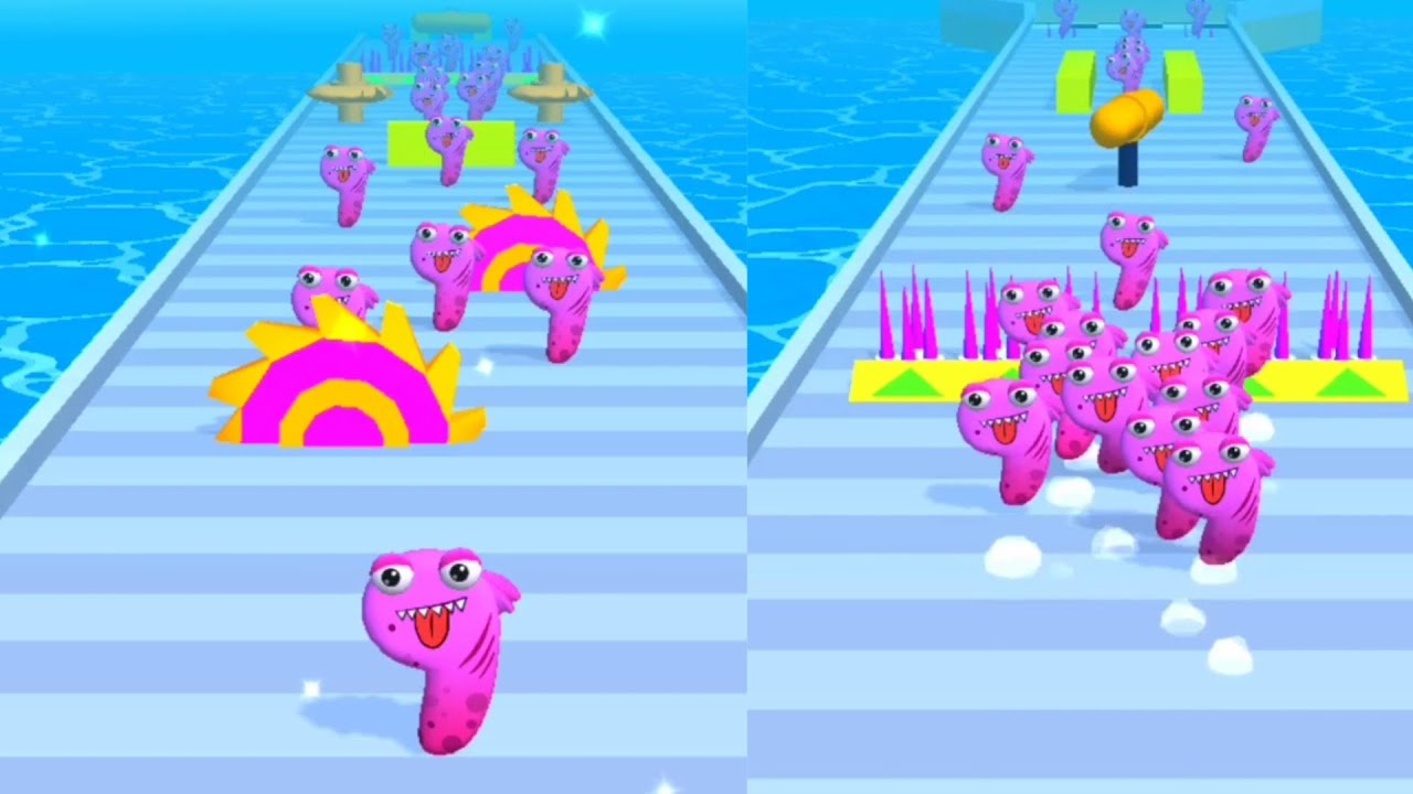 Number Run Merge 3D Math -9 - YouTube