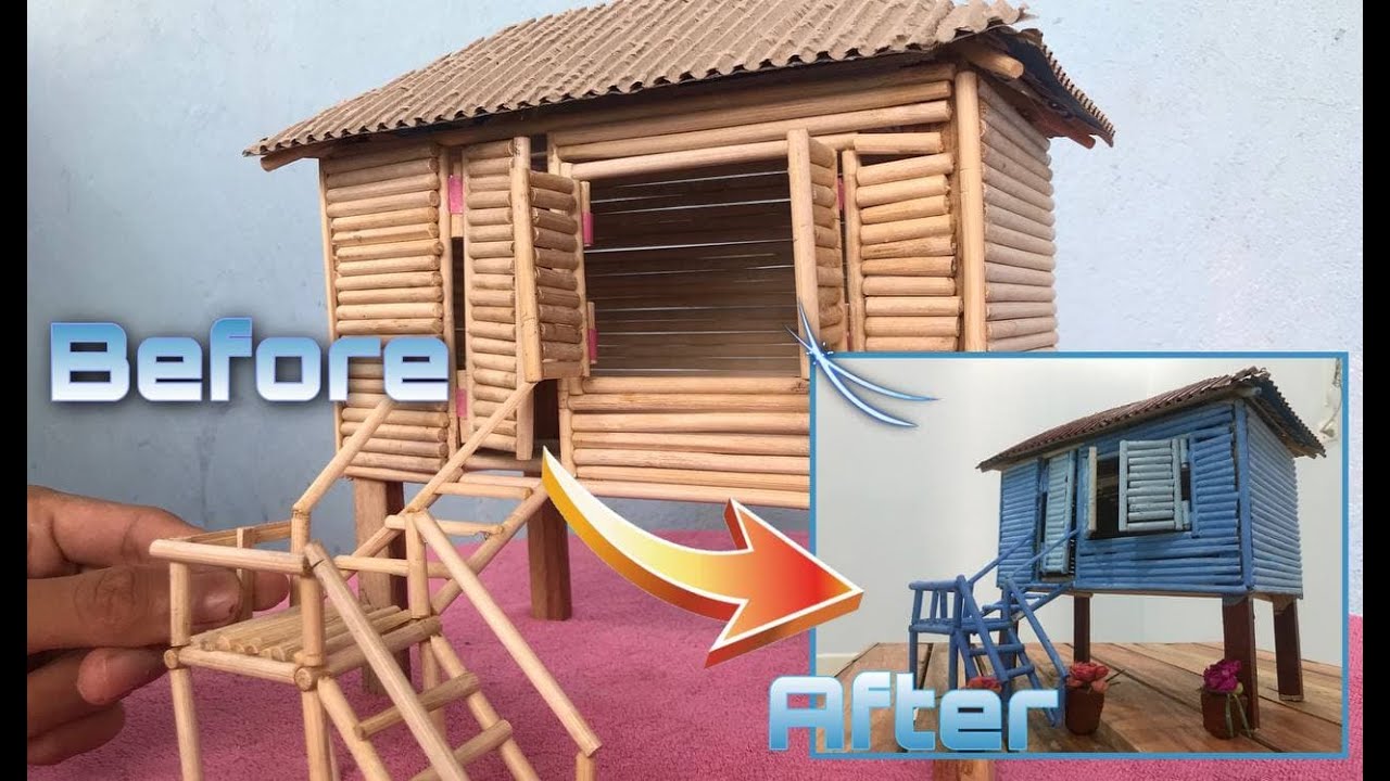 [ Full Video ]1 Week Build Most Modern House With Chopstick Part 01 ...