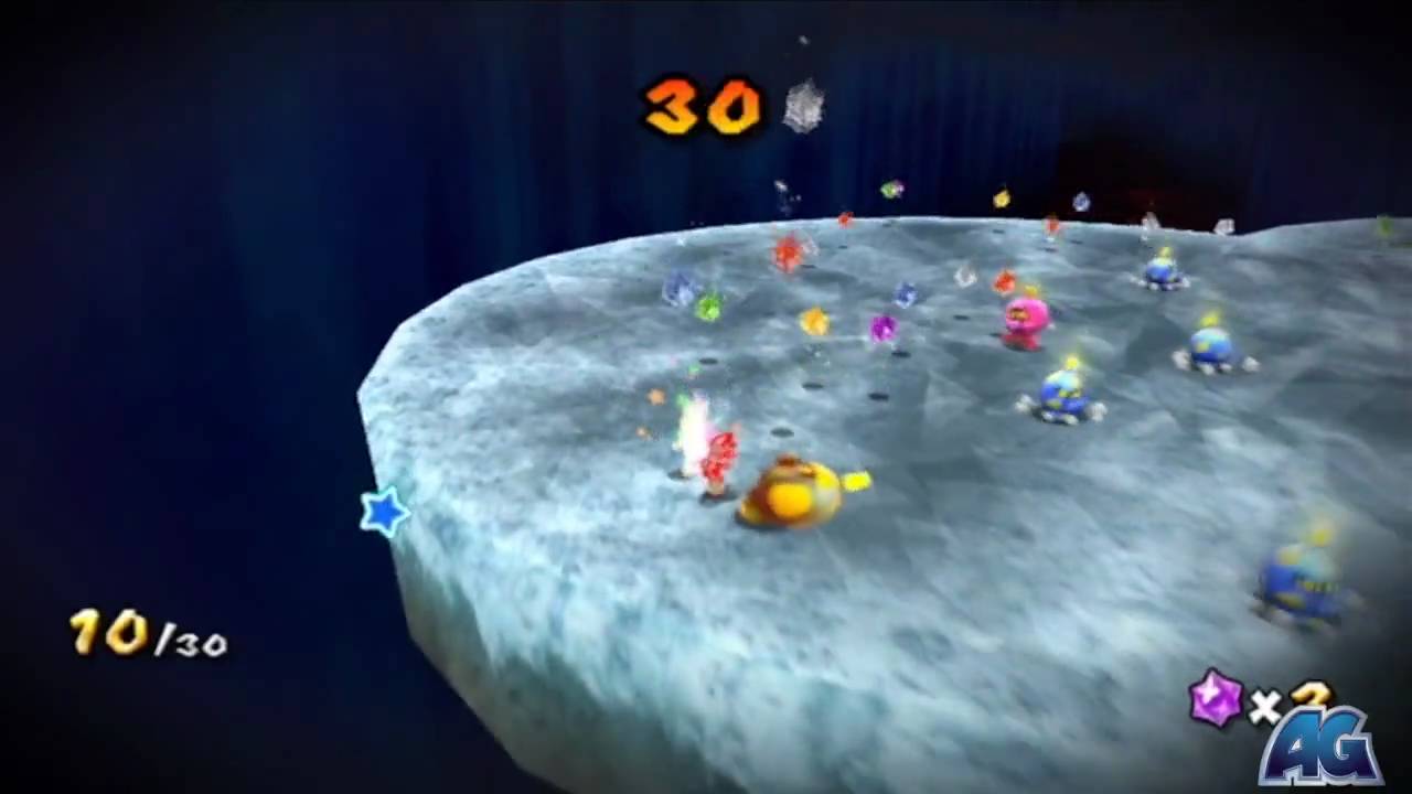 Super Mario Galaxy 2 - Shiverburn Galaxy - Prankster Comet - Octo-Army ...