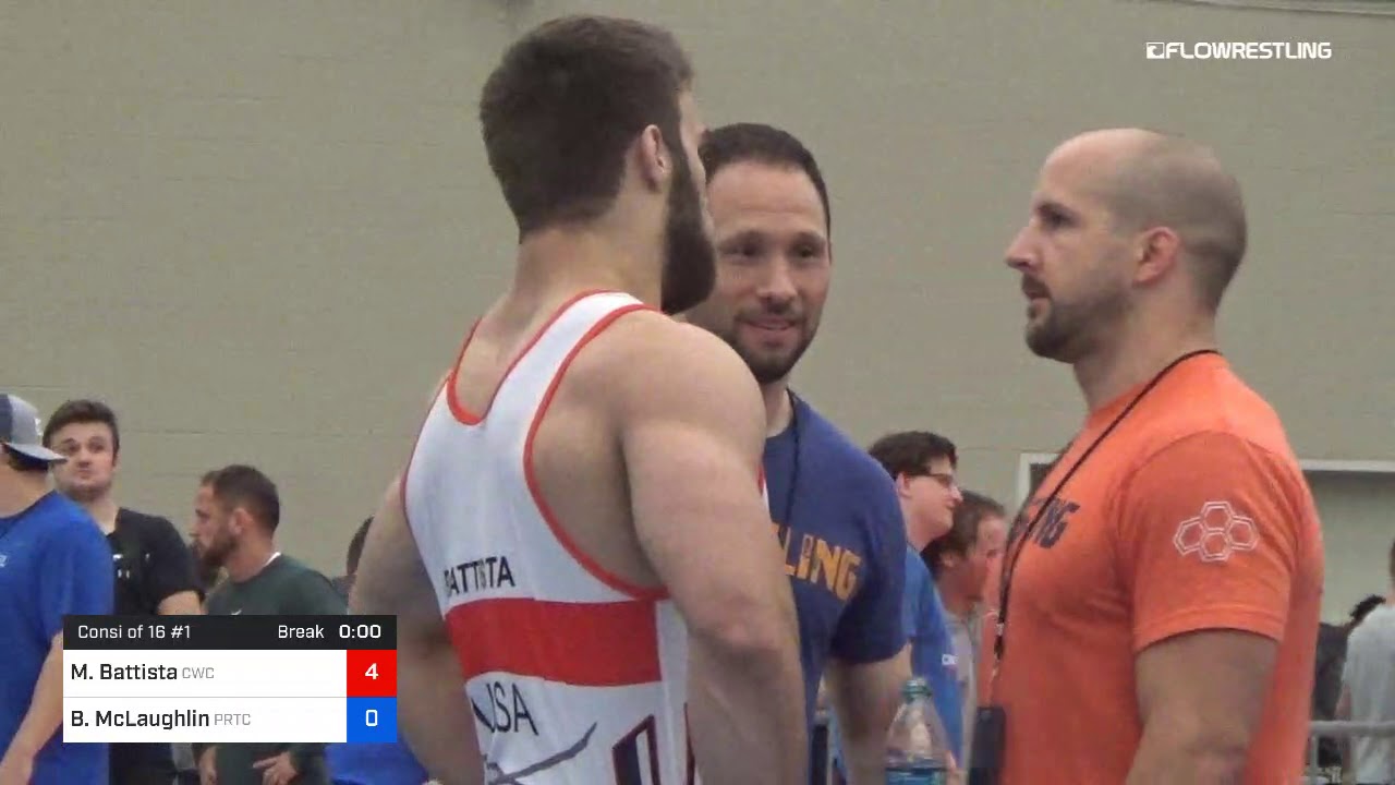 86 Kg Consi Of 16 1 Michael Battista Cavalier Wrestling Club Vs Bryan ...