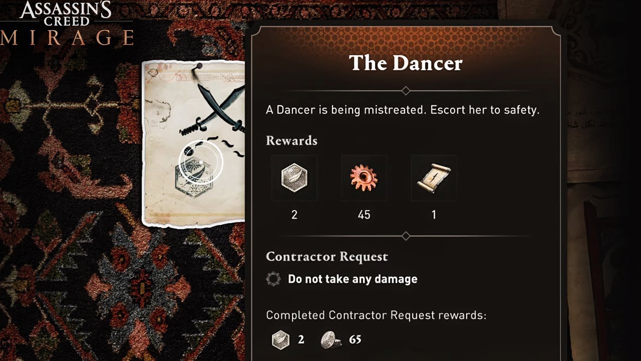 Assassin's Creed® Mirage | Contracts: The Dancer | PS5 - YouTube