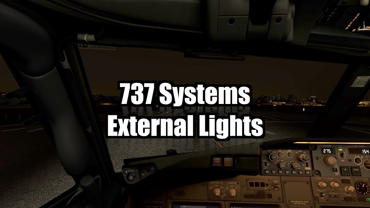 737 Systems: External Lights | PMDG - YouTube