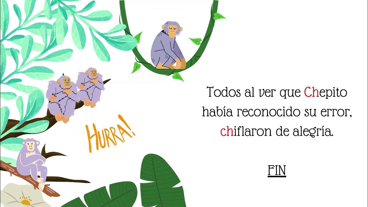Cuento con la letra Ch, CHEPITO, EL CIMPANCÉ CHISTOSO. - YouTube