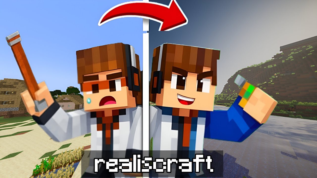 Realiscraft Minecraft 💀 | All Items Are Real | Survival Gameplay - YouTube