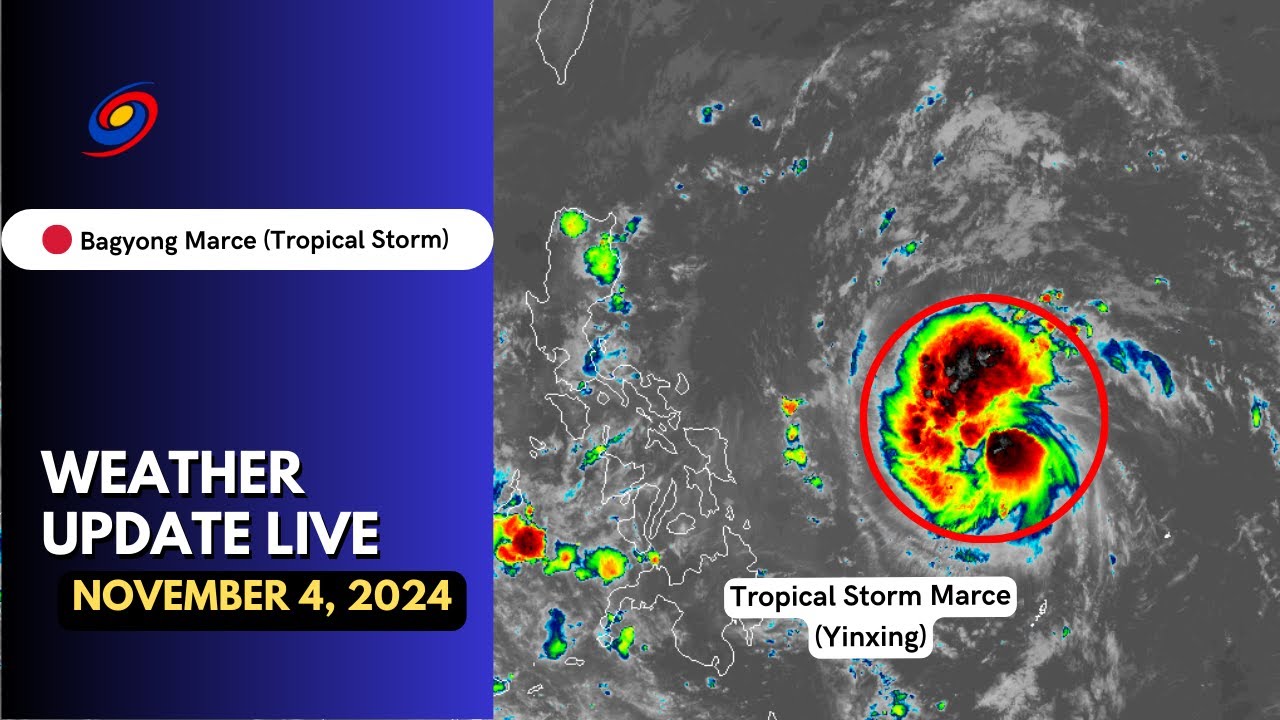 LIVE UPDATE | November 4, 2024: BAGYONG ‘MARCE’ AY NASA LOOB NA NG PAR ...