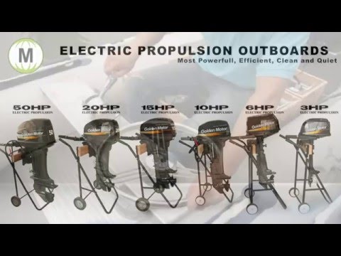 Electric propulsion Outboards 10HP ; Electric Boat Conversion Kit - YouTube