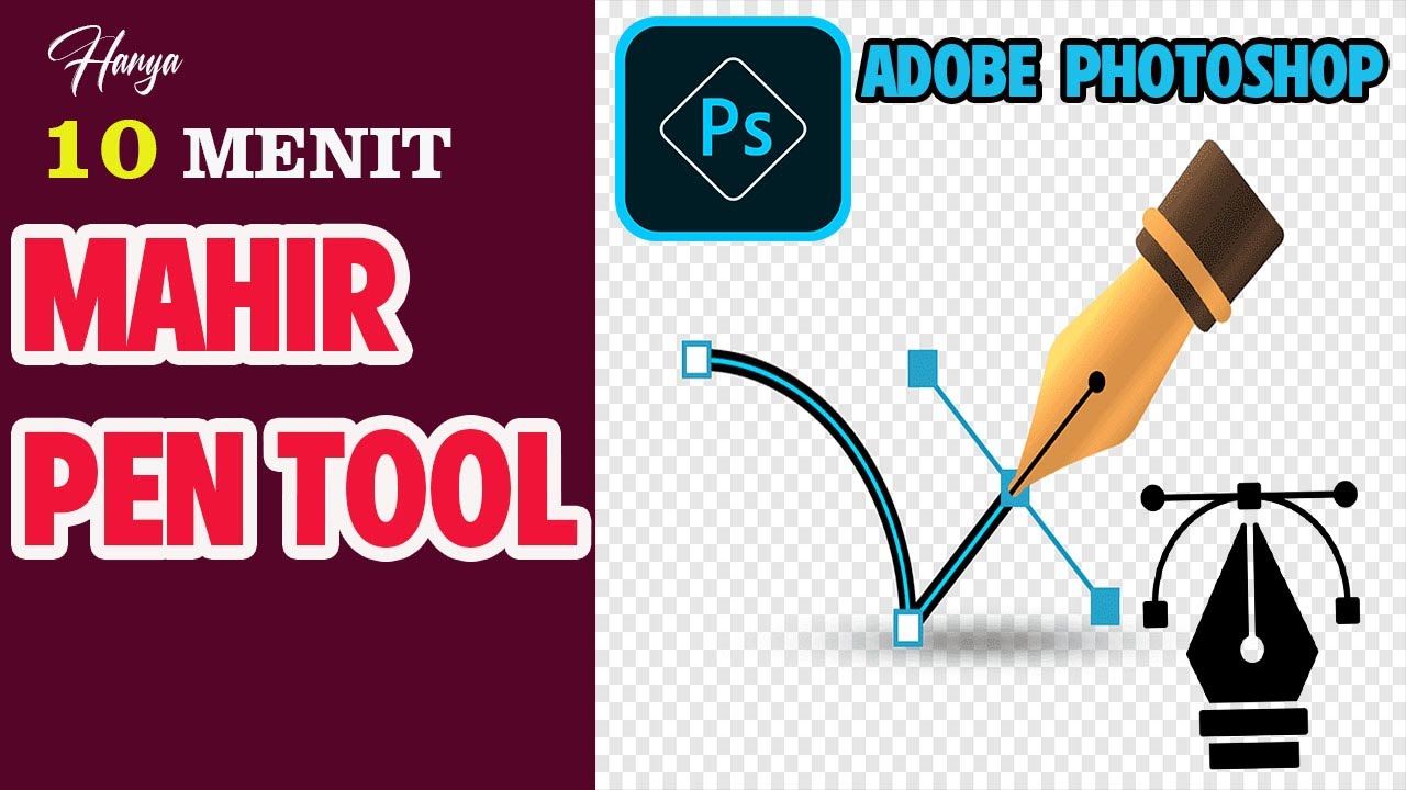 Cara Menggunakan Pen Tool Di Photoshop Belajar Adobe Photoshop 10