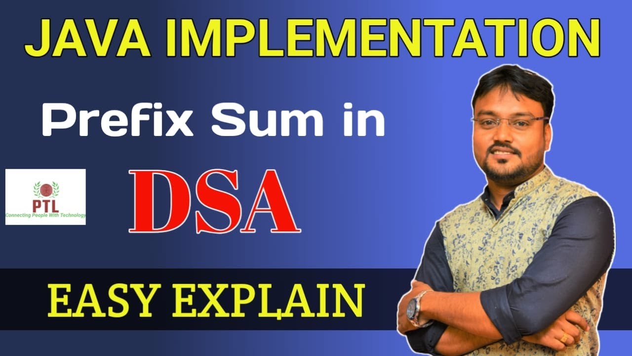 Prefix Sum in DSA | Java Implementation Tutorial | Learn Data Structures & Algorithms - YouTube