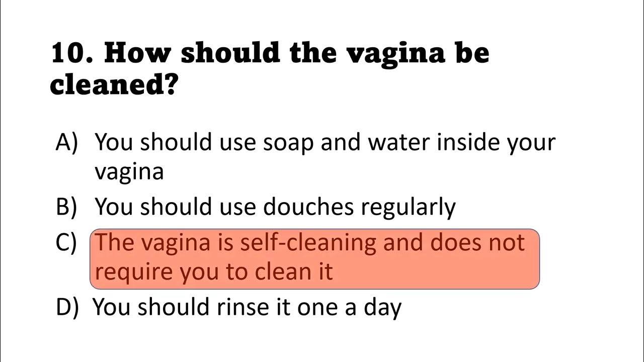 20 Sex Education MCQ Questions with Answers | Episode 003 - YouTube